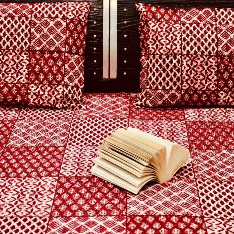 Block Print Bed Sheet - Etsy