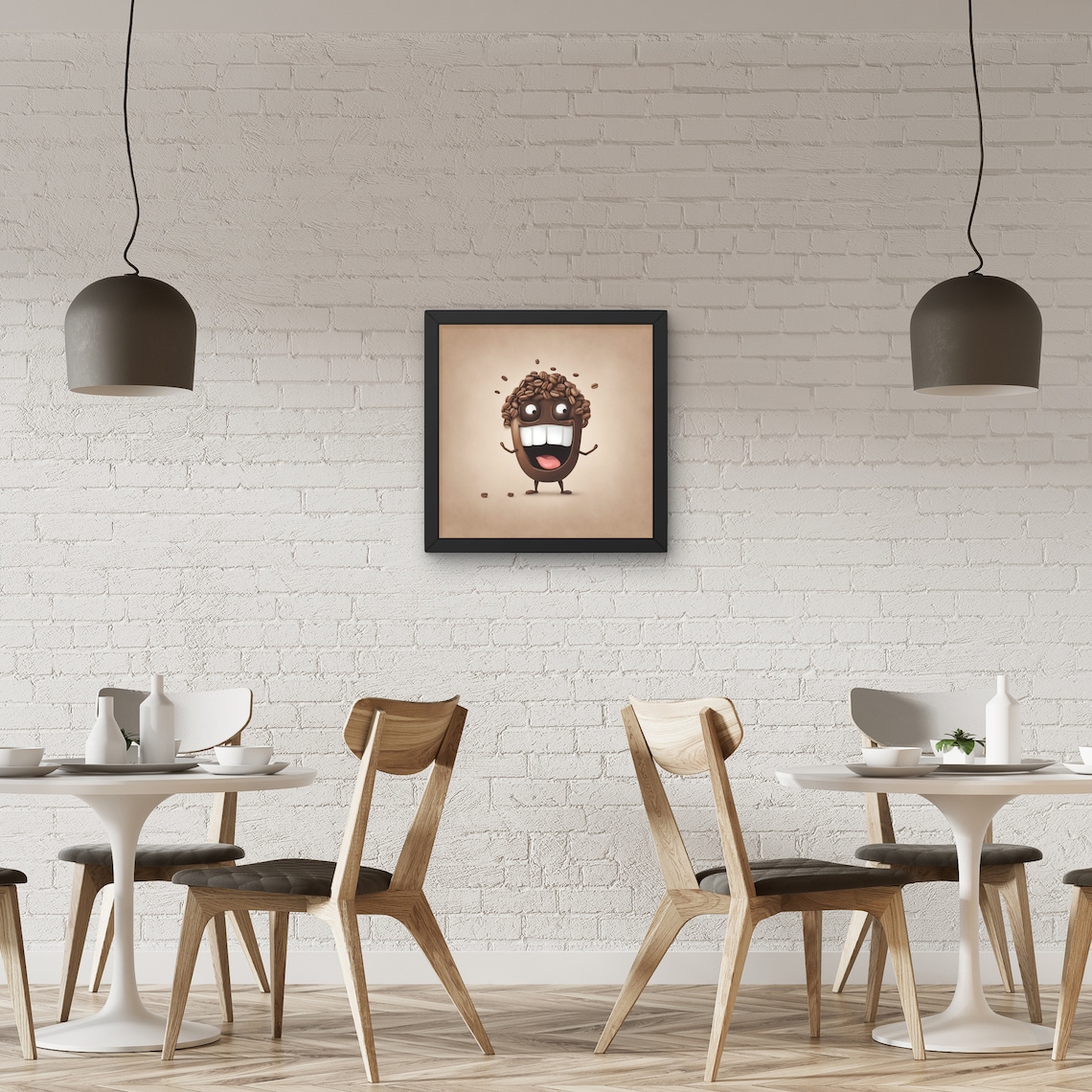 Funny Coffee Bean Poster Cafe Bar Wall Art Gift for Coffee - Etsy