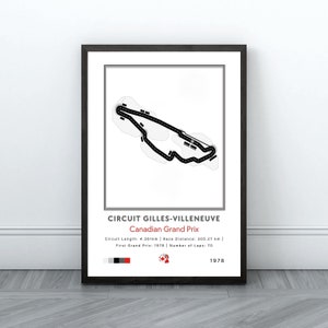 Formula 1 Set of 5 Race Track F1 Poster Bundle Includes 5 Most Famous ...