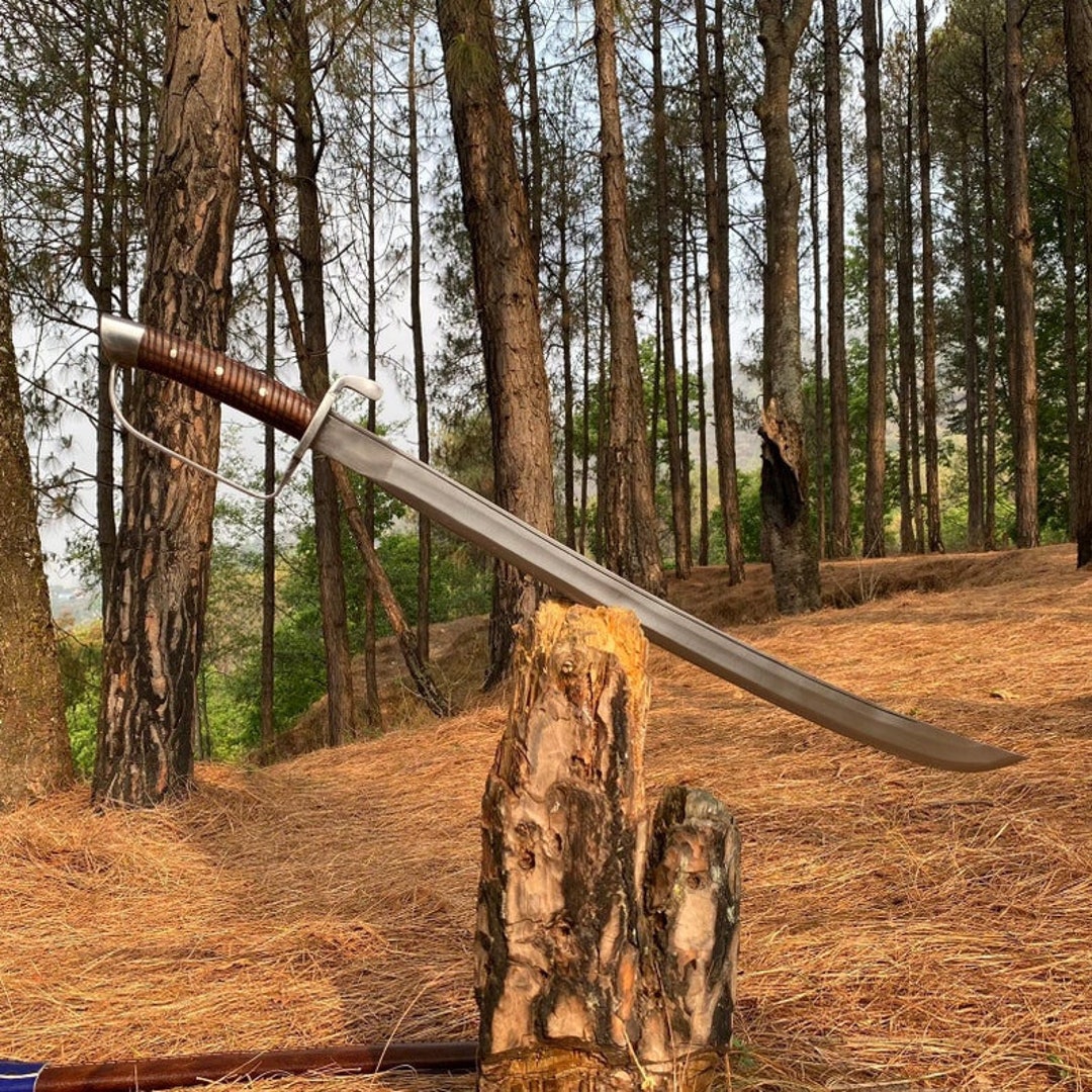 28 Inch Handmade Viking Sword Viking Blade, Fixed Blade Sword Real ...