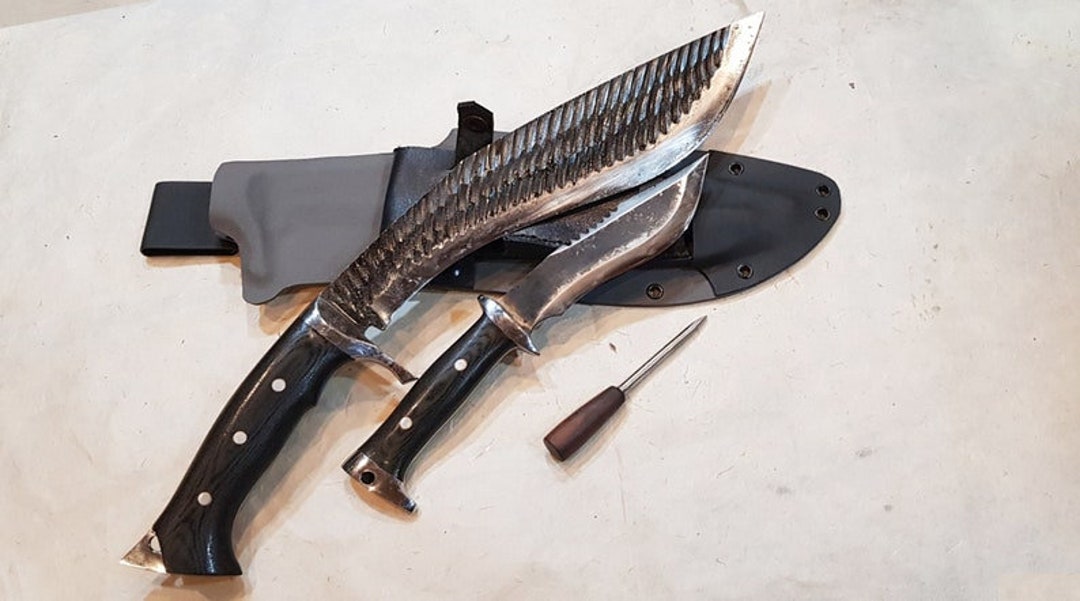 Custom Hand Forged 12 Fulltang Katley Khukuri-gurkha Knife-handmade ...