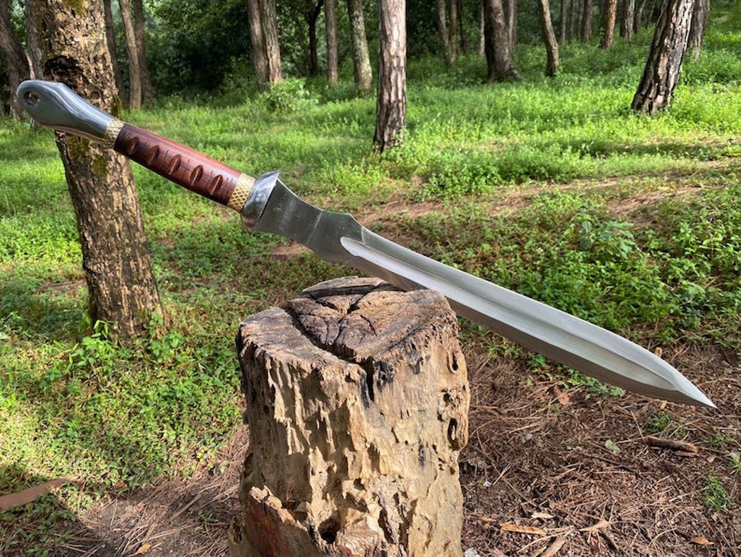26.5 Inch Hand Forged Viking Sword Carbon Steel Strong Blade Sword ...