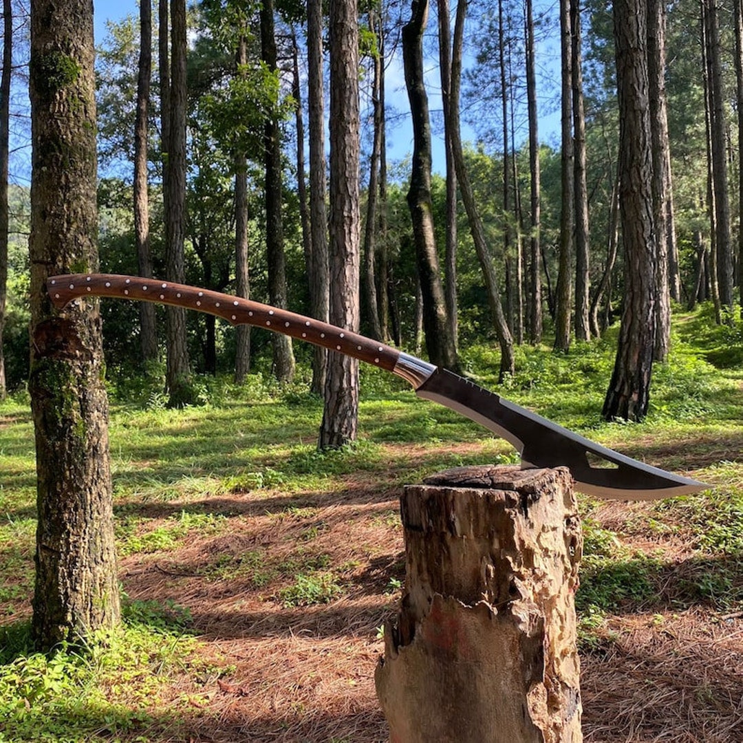 Handmade Custom Survival Knife Axe Handforged Viking Axe Ready to Use ...
