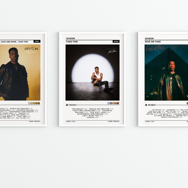 Giveon album cover poster - Etsy Österreich