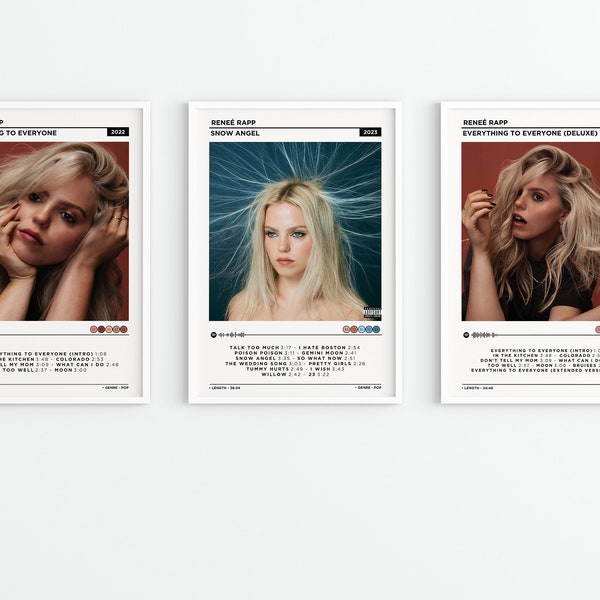 Renee Rapp Snow Angel Poster - Etsy