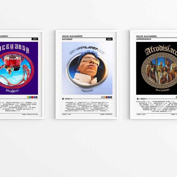 Rauw Alejandro Album Poster - Etsy