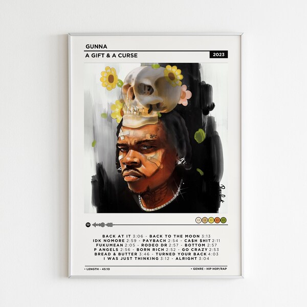 Gunna album cover poster - Etsy México