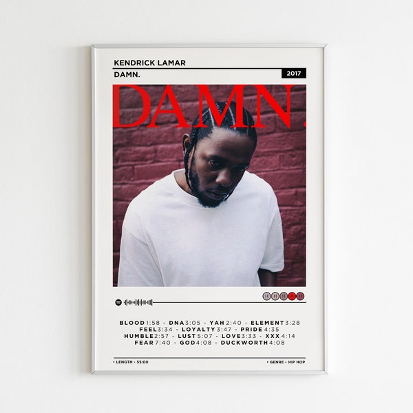 Damn Poster - Etsy