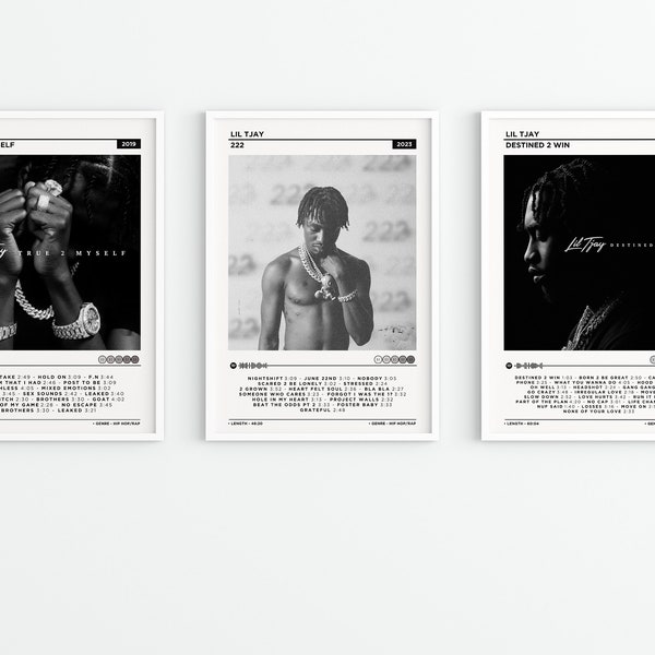 Lil Tjay Poster - Etsy UK