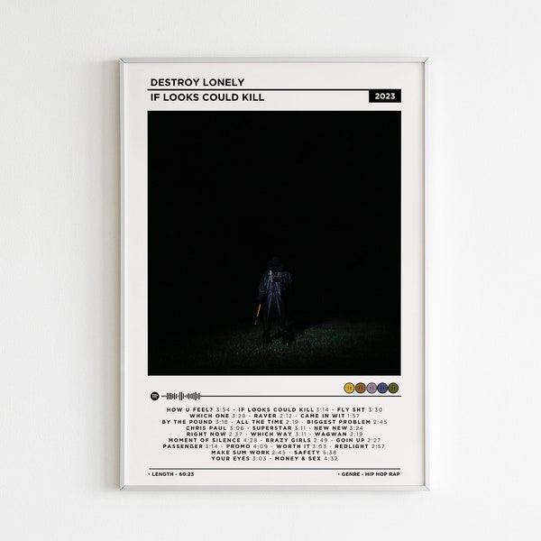 Destroy Lonely Poster - Etsy