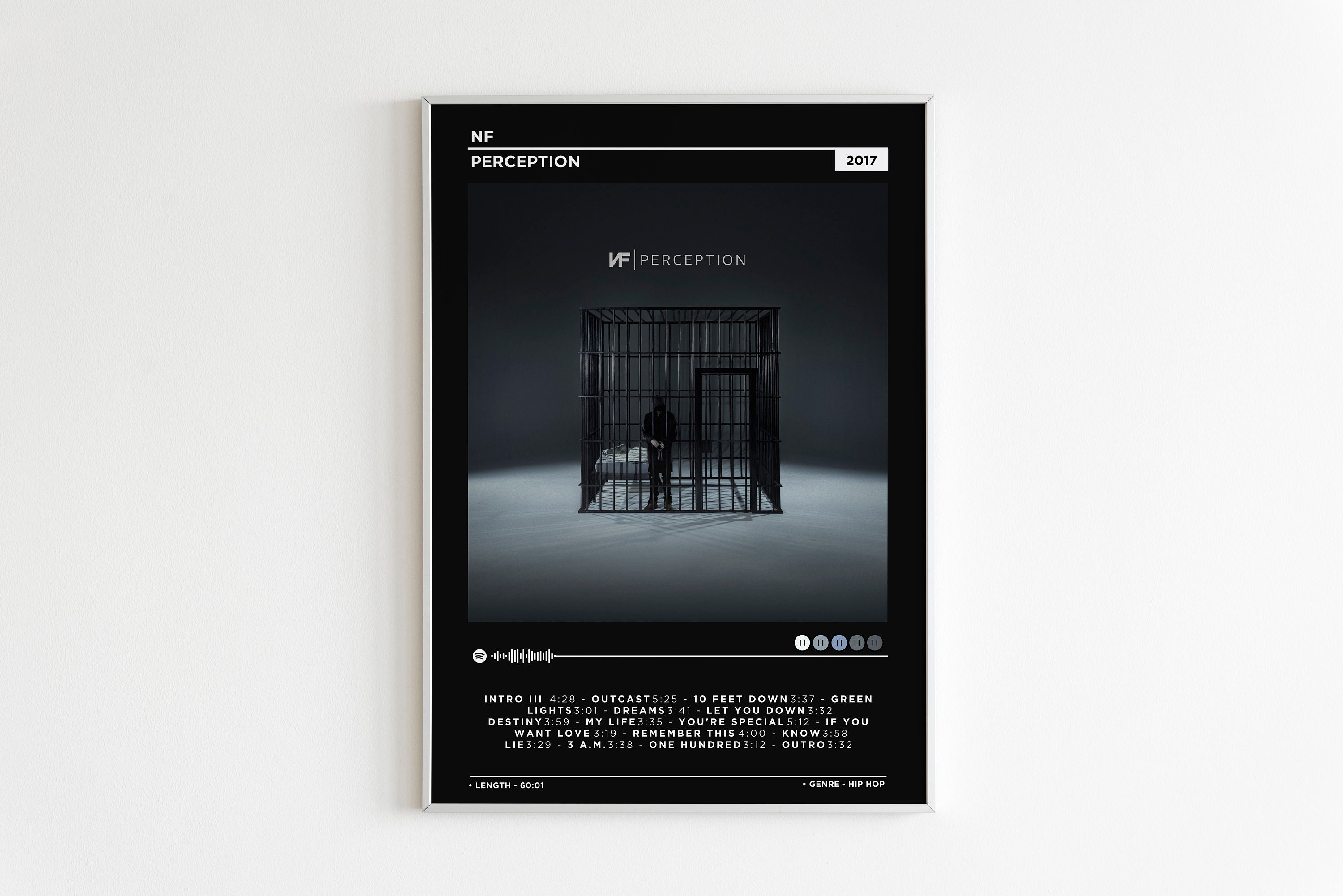 NF - Perception Album Poster / Album Cover Poster / Music Gift / Music ...