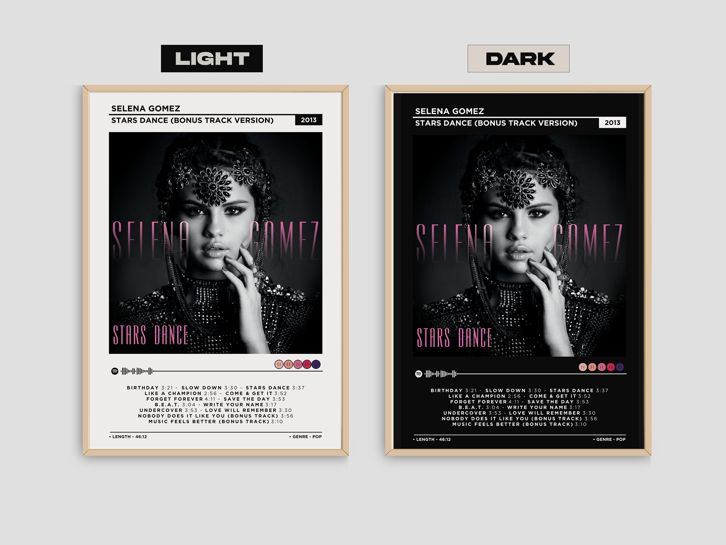 Selena Gomez Stars Dance Cover Art