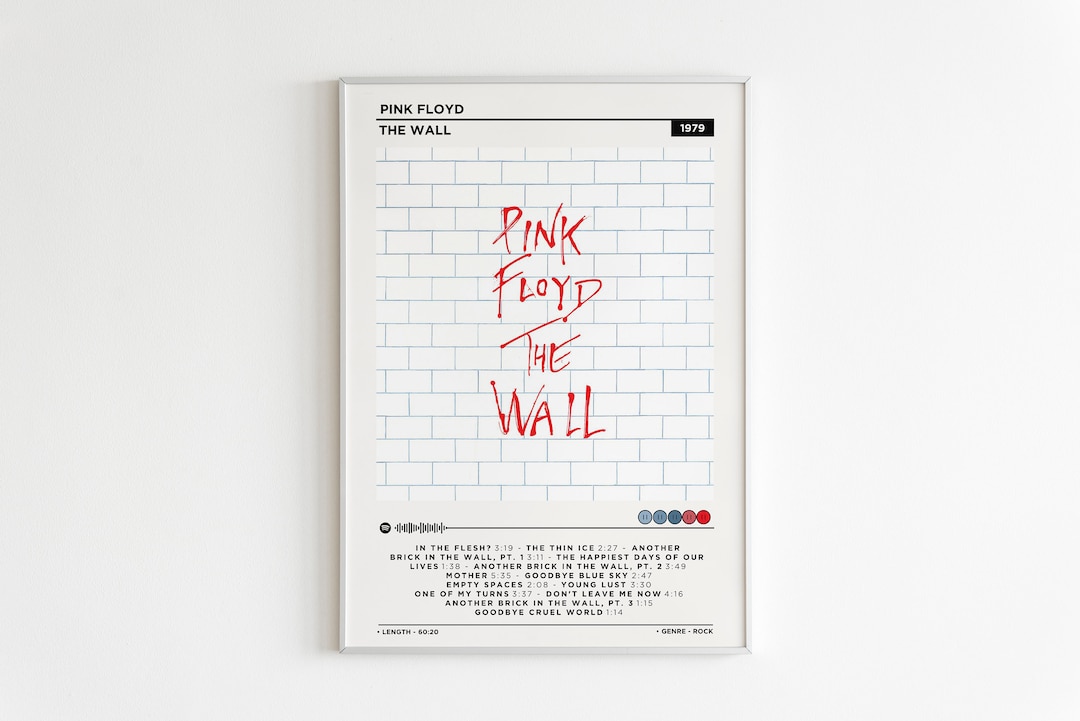 Pink Floyd the Wall Album Poster / Album Cover Poster / - Etsy