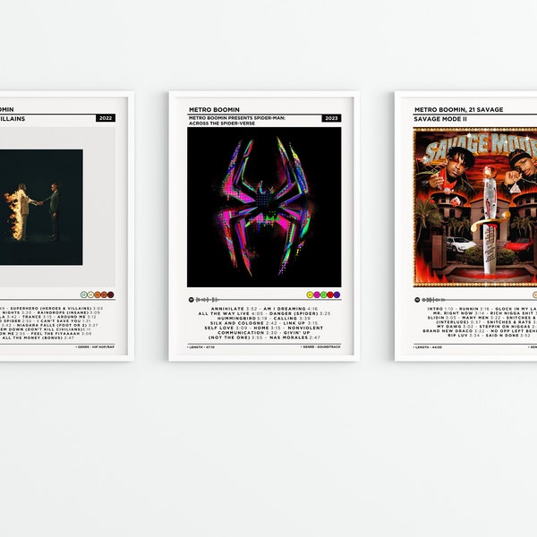 Metro Boomin Spiderman - Etsy