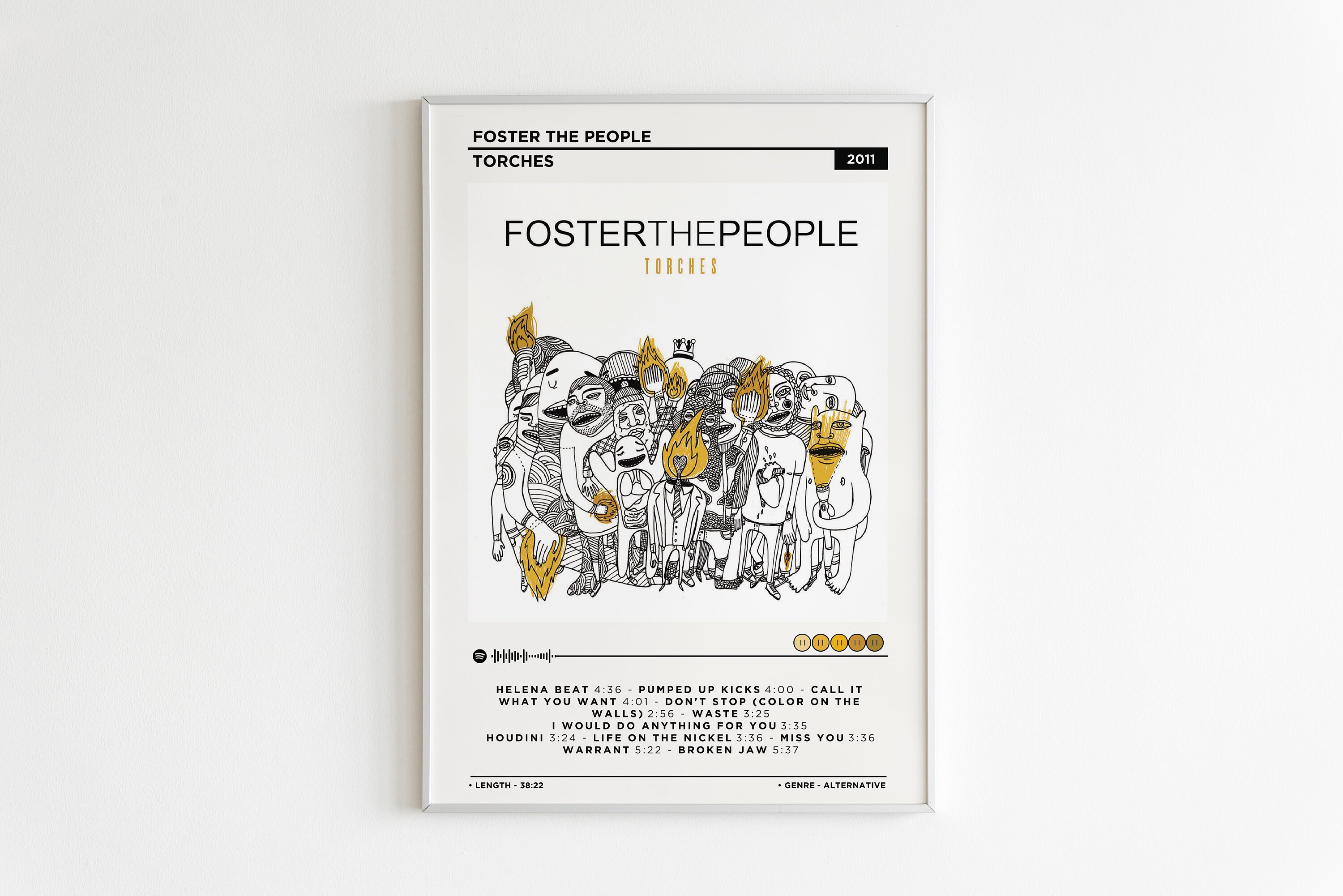 Foster The People Supermodel Poster