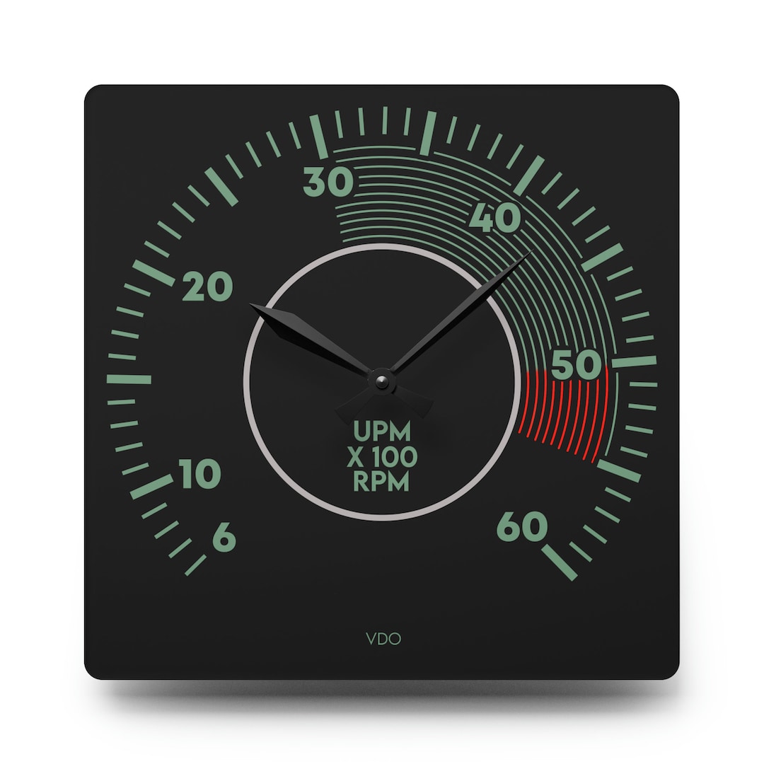 359 Car Wall Clock 359 Tachometer Clock Sports Car Clock Car Gift Gift ...