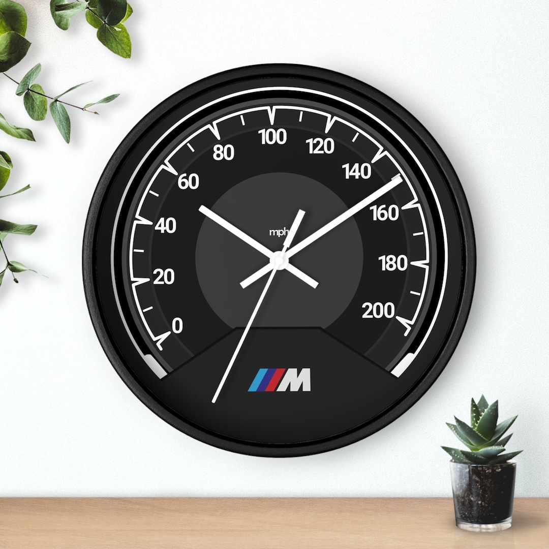 BMW Car Wall Clock BMW Tachometer Clock Sports Car - Etsy