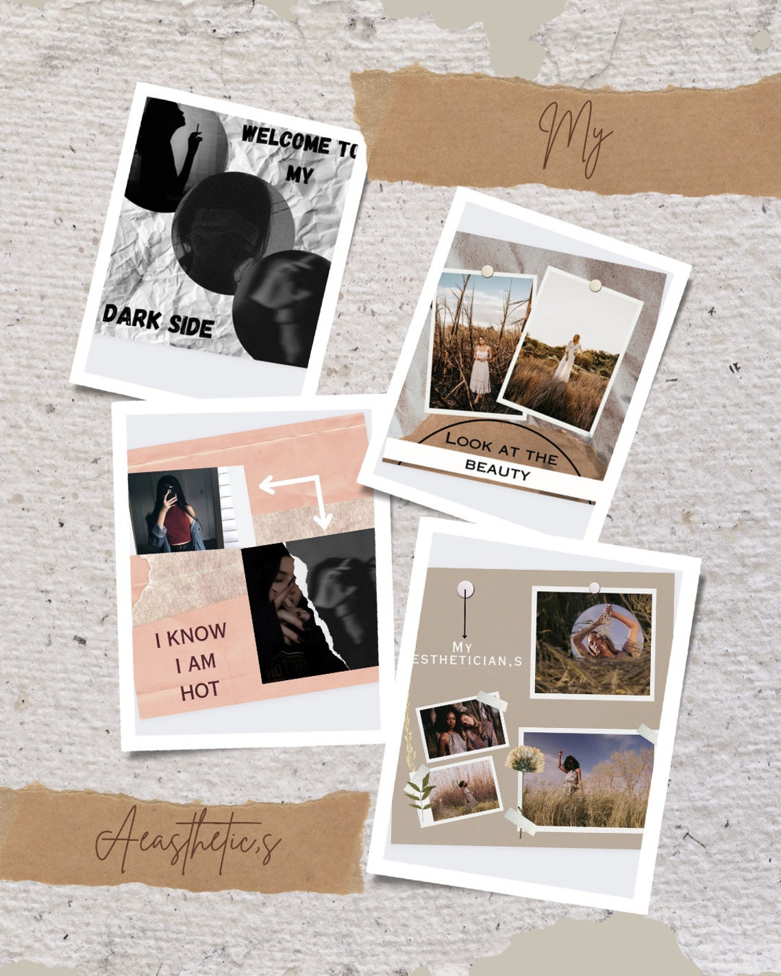 Aesthetic Photos for Insta Templates ,templets for Aesthetic Photos ...