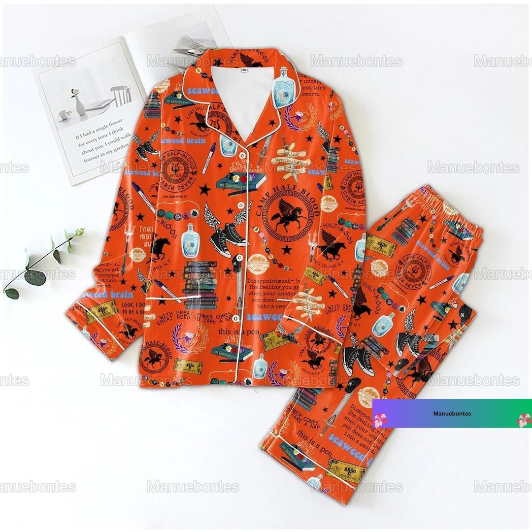 Camp Half Blood Pajamas, Camp Half Blood Women Pajamas, Percy Jackson ...