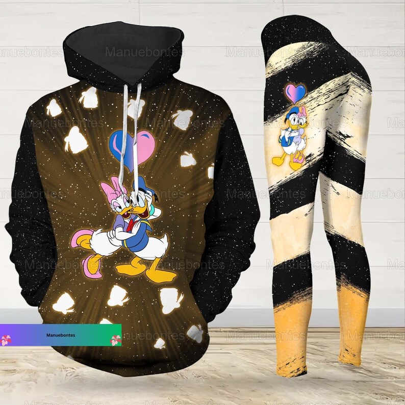 Disney Donald Duck and Daisy Duck Couple Hoodies, Valentines Day ...