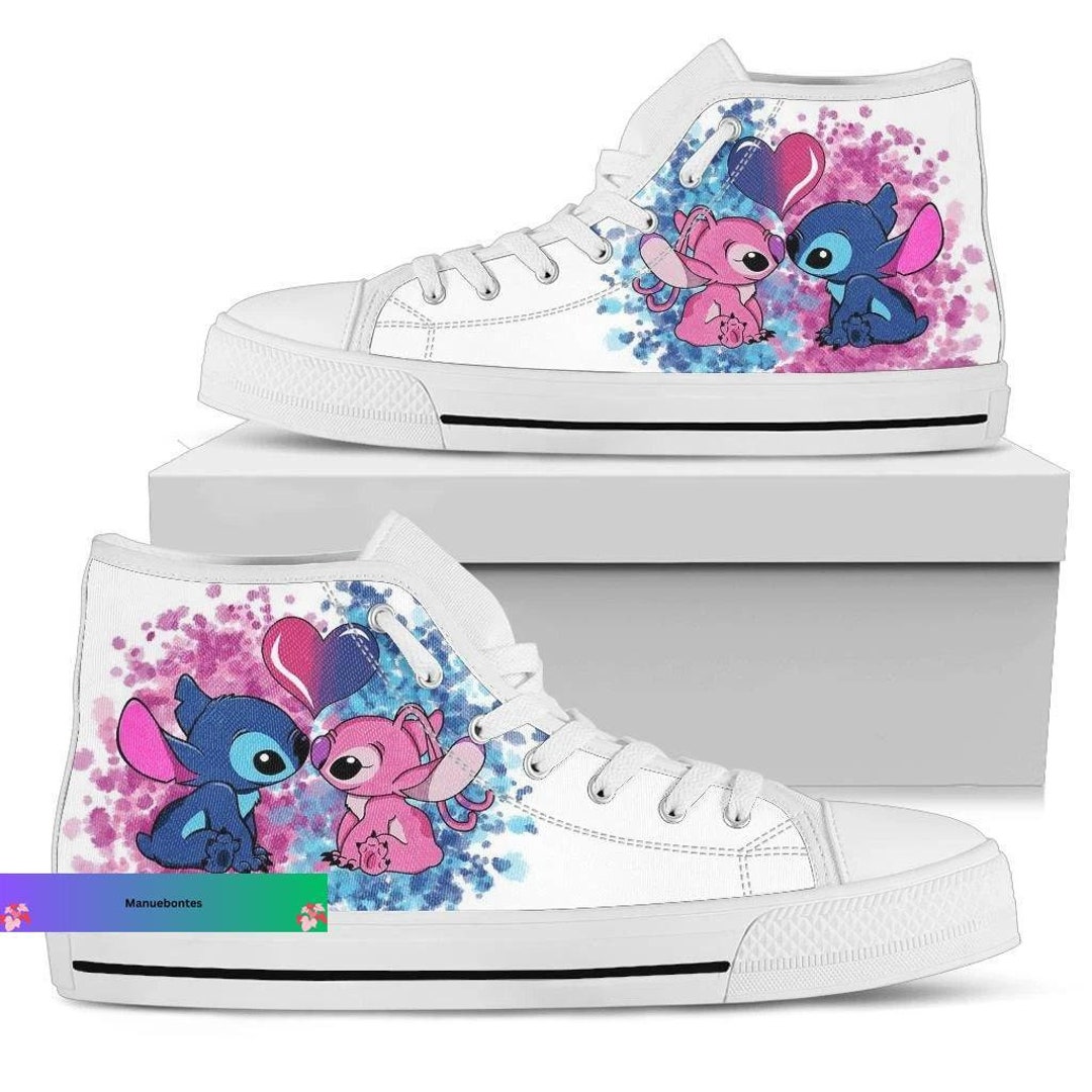 Stitch Angel Shoes, Stitch Angel Sneakers, Lilo and Stitch Shoes ...