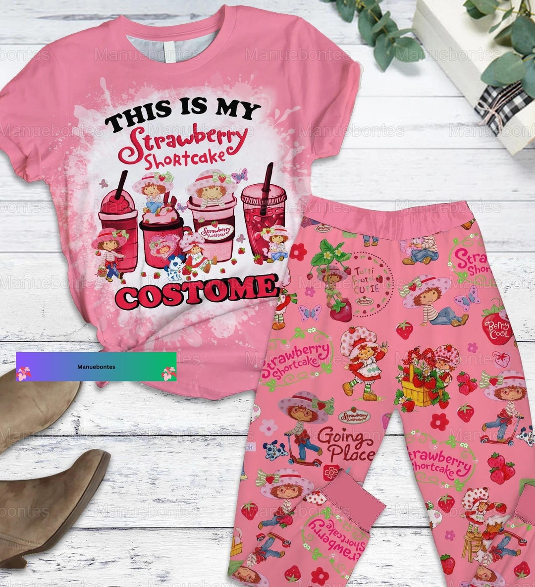 Strawberry Shortcake Pajamas Set Strawberry Shortcake Pajamas For