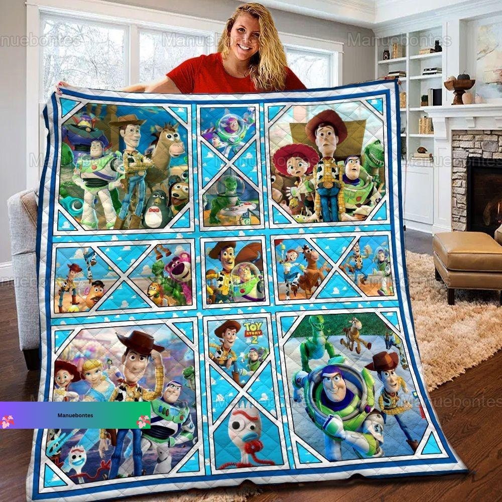 Disney Toy Story Quilt, Toy Story Movies Modern Quilt, Toy Story Pixar ...