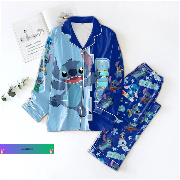 Stitch Pajamas - Etsy