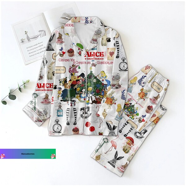 Alice in Wonderland Pajamas - Etsy