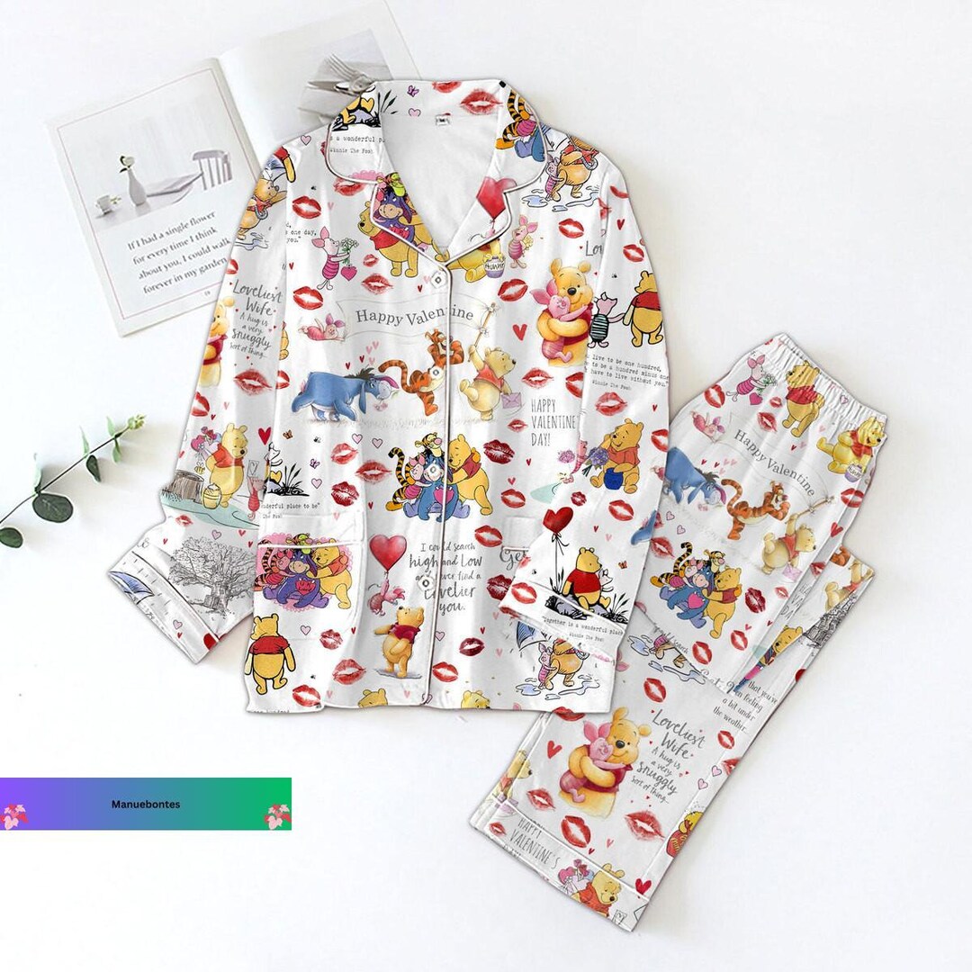 Winnie The Pooh Pajamas Pooh Bear Thick Pajamas Cute Pooh Ts Pooh