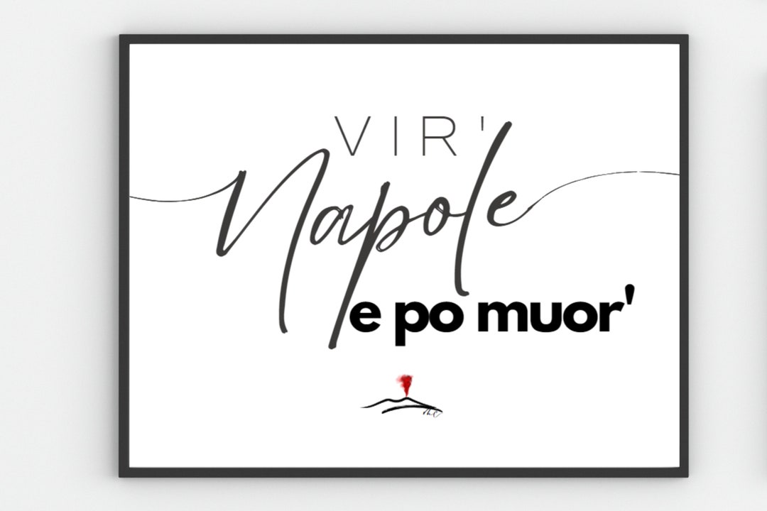 Phrases Neapolitan Proverbs Idioms Quotations. Naples - Etsy