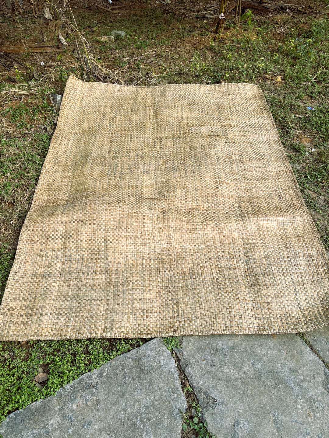 Hand Weaved Mat Rug From Water Hyacinth Outdoor/indoor Light Weight 6x4 ...