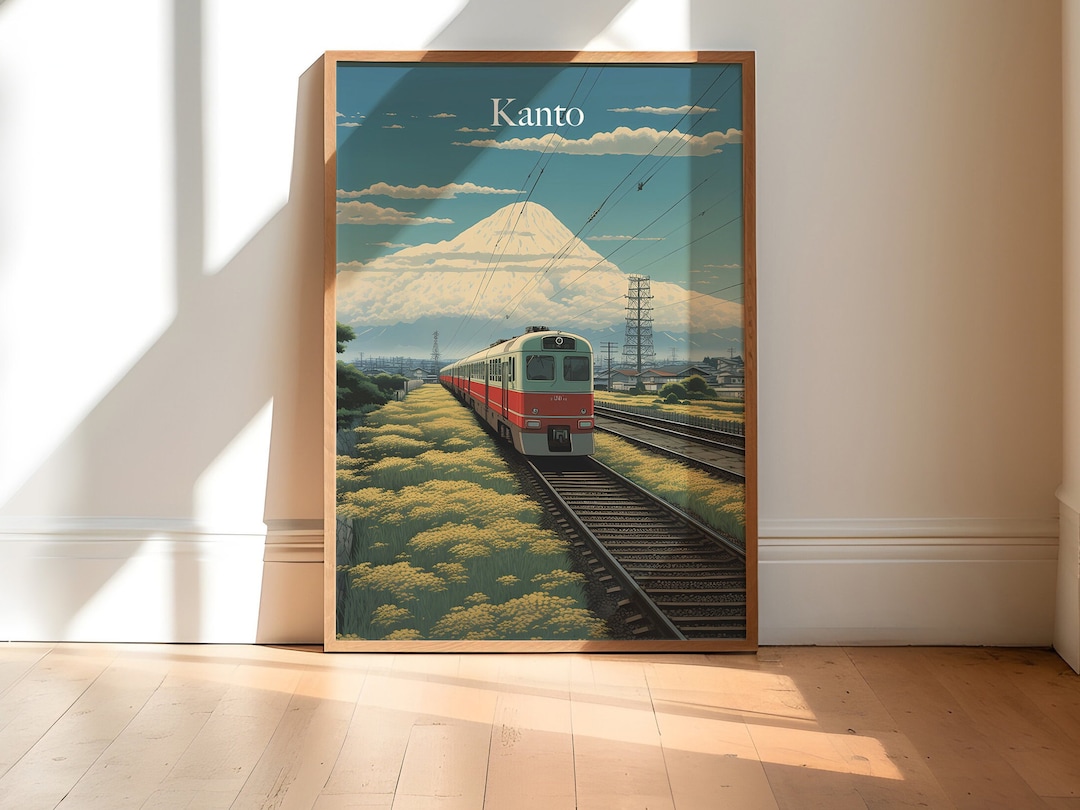 Kanto Region Japan Poster - Kanto Region Painting - Japanese Art ...