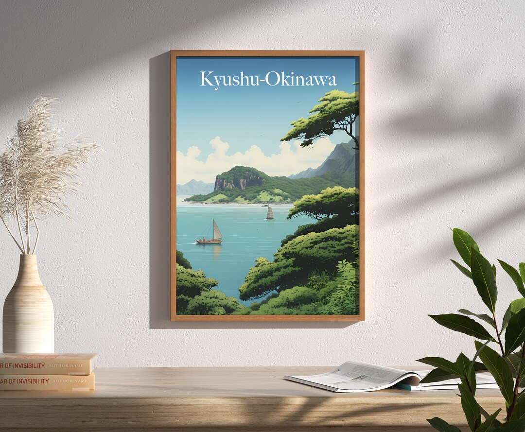 Kyushu-okinawa Poster Japan - Kyushu Region Painting - Japanese Art ...