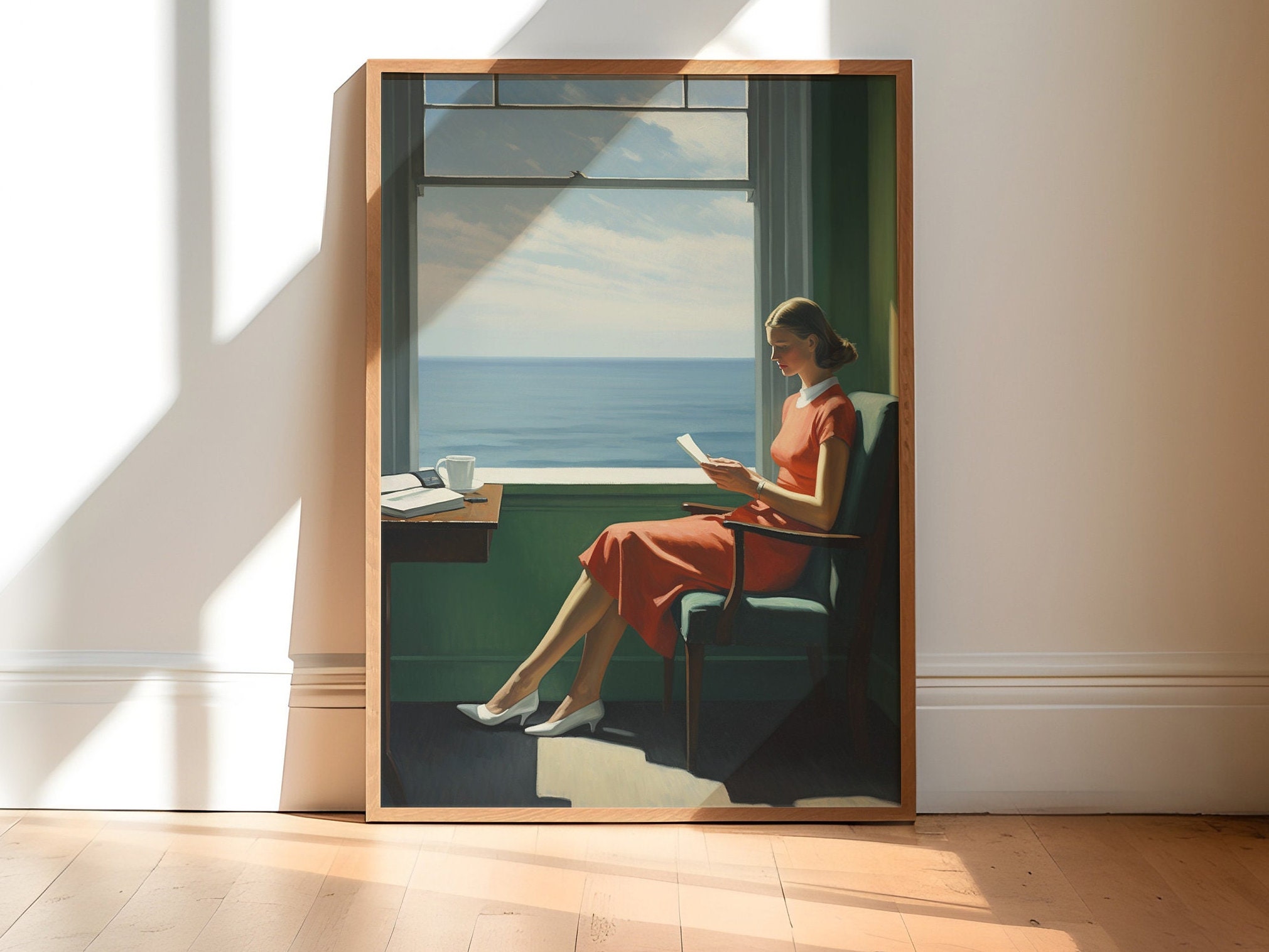 Edward Hopper Art Prints: Summer Wall Decor, Train Poster, Woman, Sunny ...