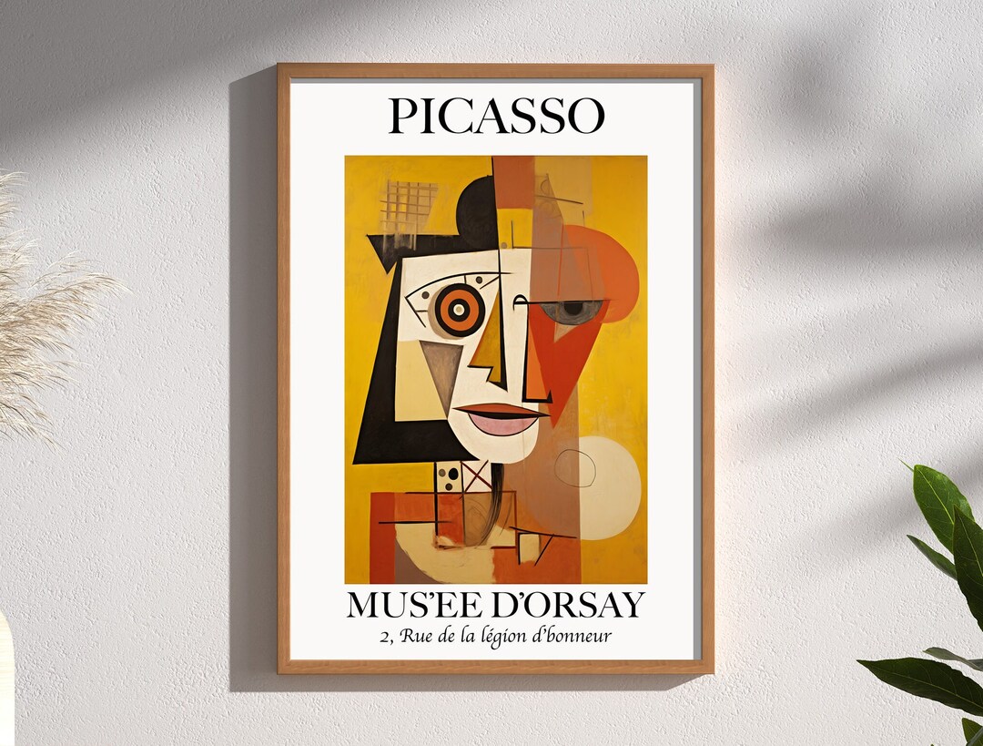 Picasso Orange Wall Art: Fine Art Prints for Classic Elegance and ...