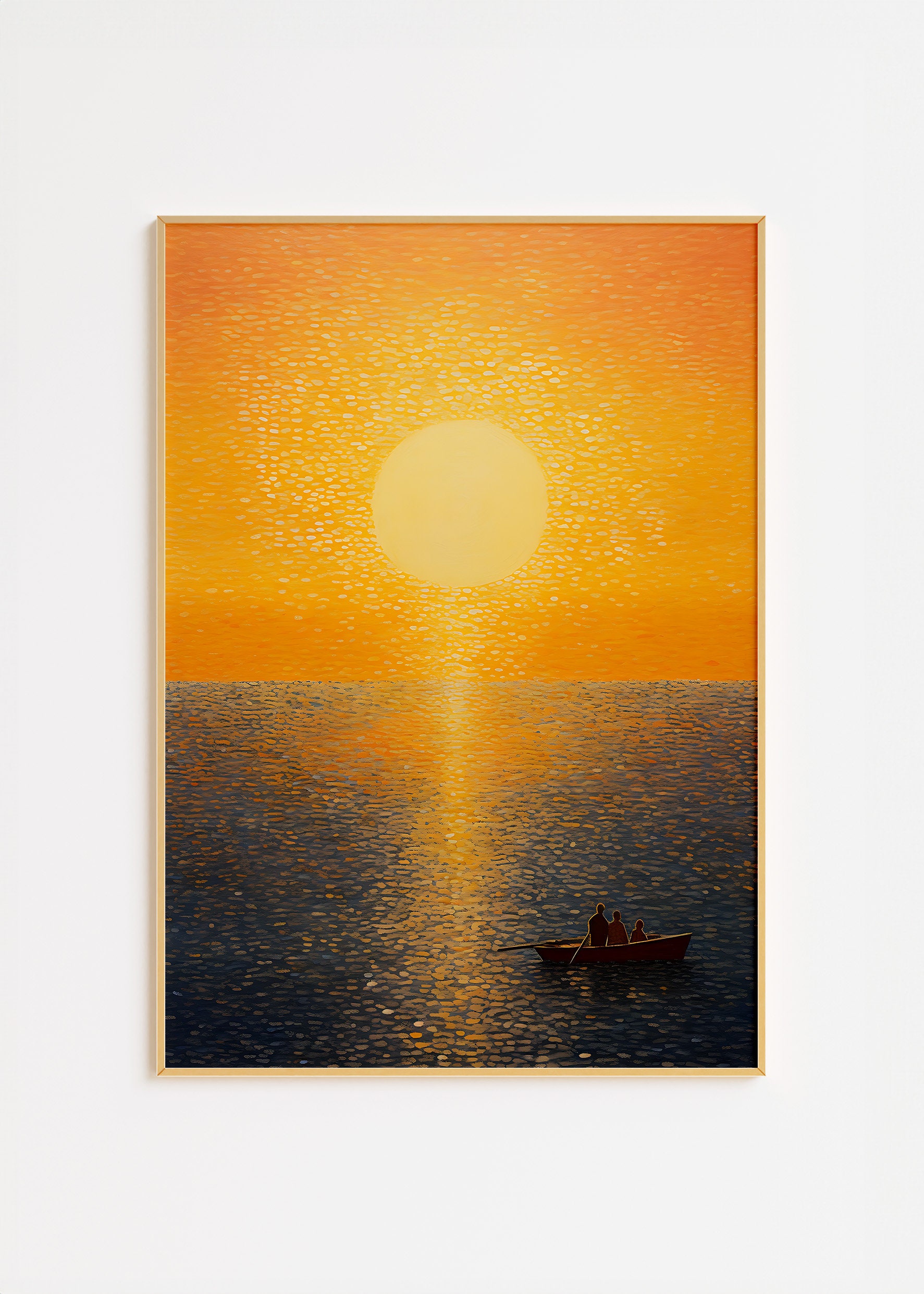 Set of 3 George Seurat Sunset Prints DIGITAL DOWNLOAD Museum - Etsy