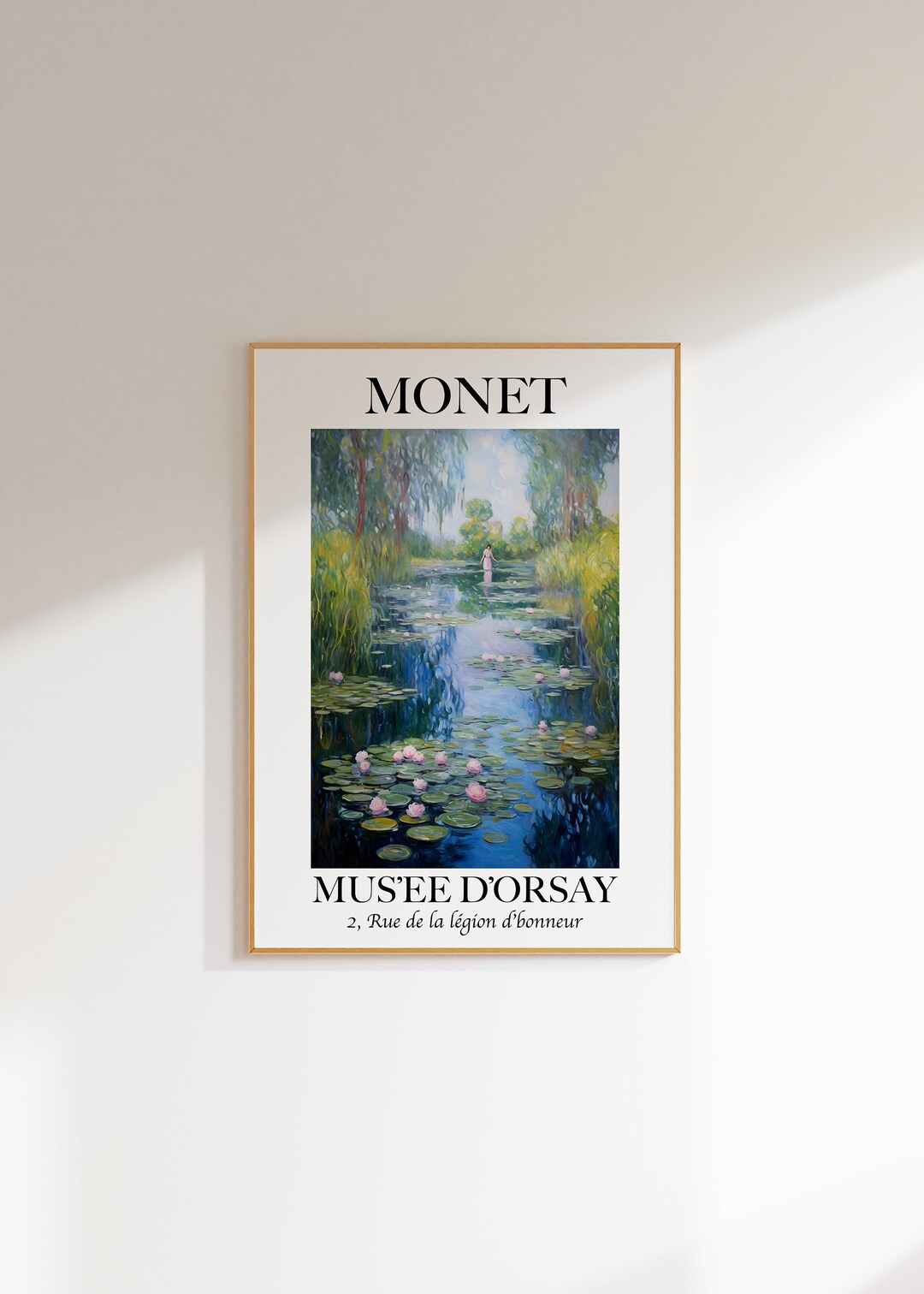 Claude Monet Print: Water Lilies Impressionist Art Prints - Romantic ...