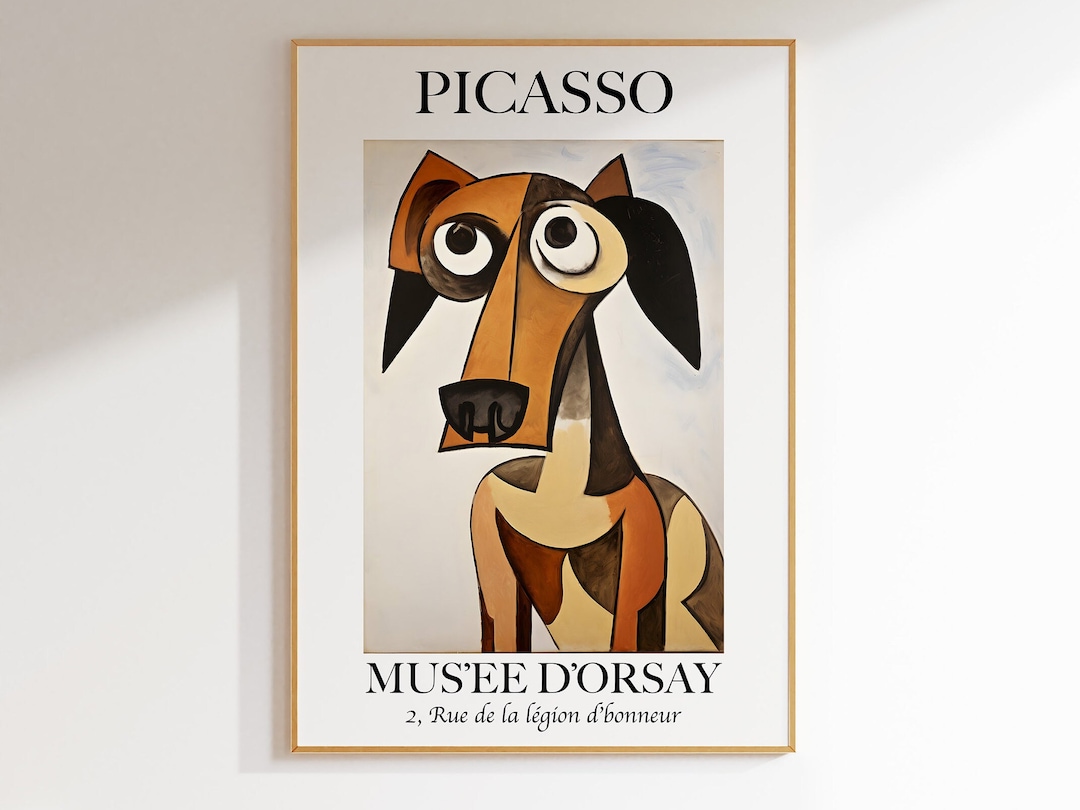 Picasso Dog Art: Creatieve Prints En Portretten Voor Hondenliefhebbers ...