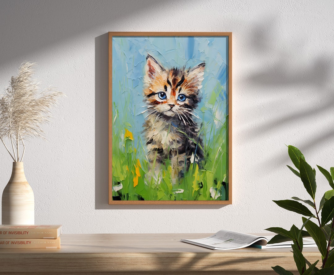 Nursery Prints, Cute Kitten Art: Adorable Cat Posters, Perfect for Baby ...