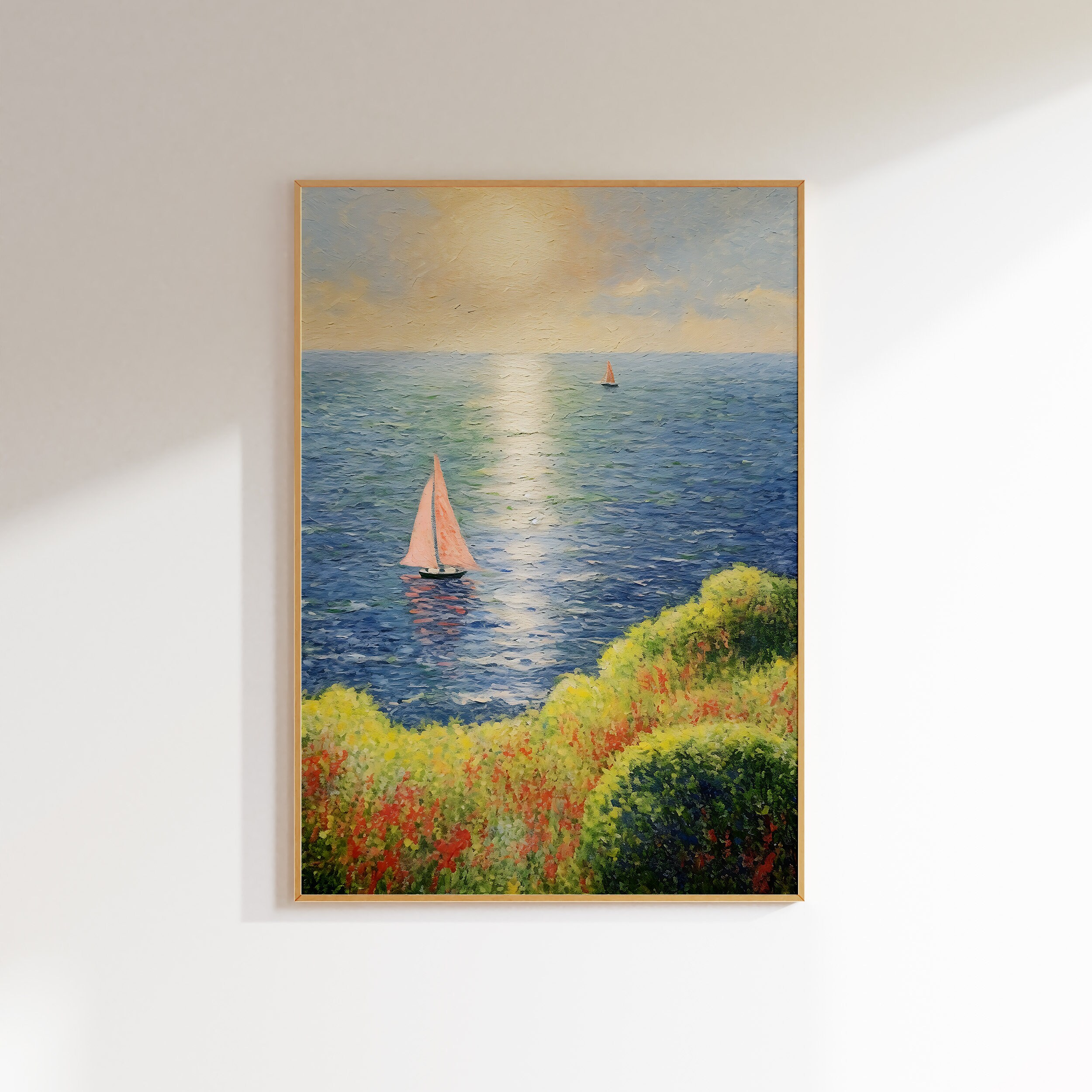 George Seurat Print: Unique Pointillism Seascape Art Vintage - Etsy