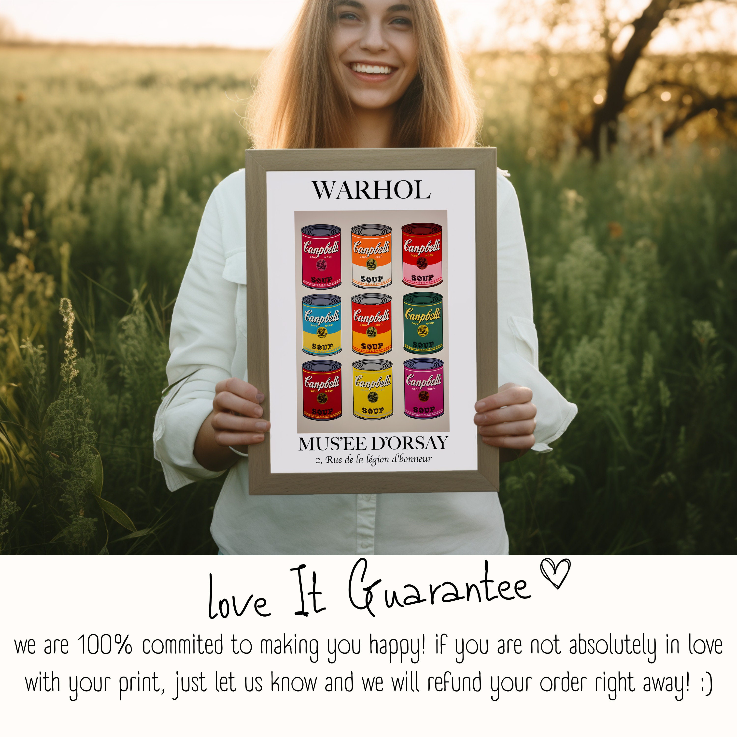 Kitchen Wall Art: Andy Warhol's Iconic Soup Cans Vintage Pop Culture ...