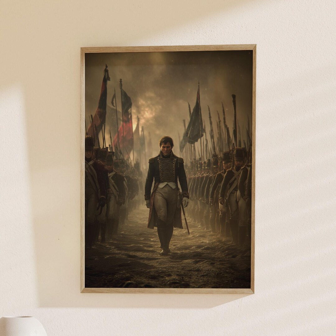 Napoleonic Military Art, Epic Soldier Portrait: Battlefield Scene, War ...