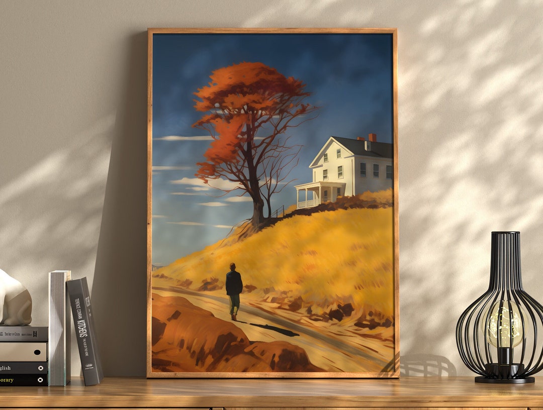 Edward Hopper Painting, Autumn Art Prints: Autumn Home Decor, Fall Wall ...