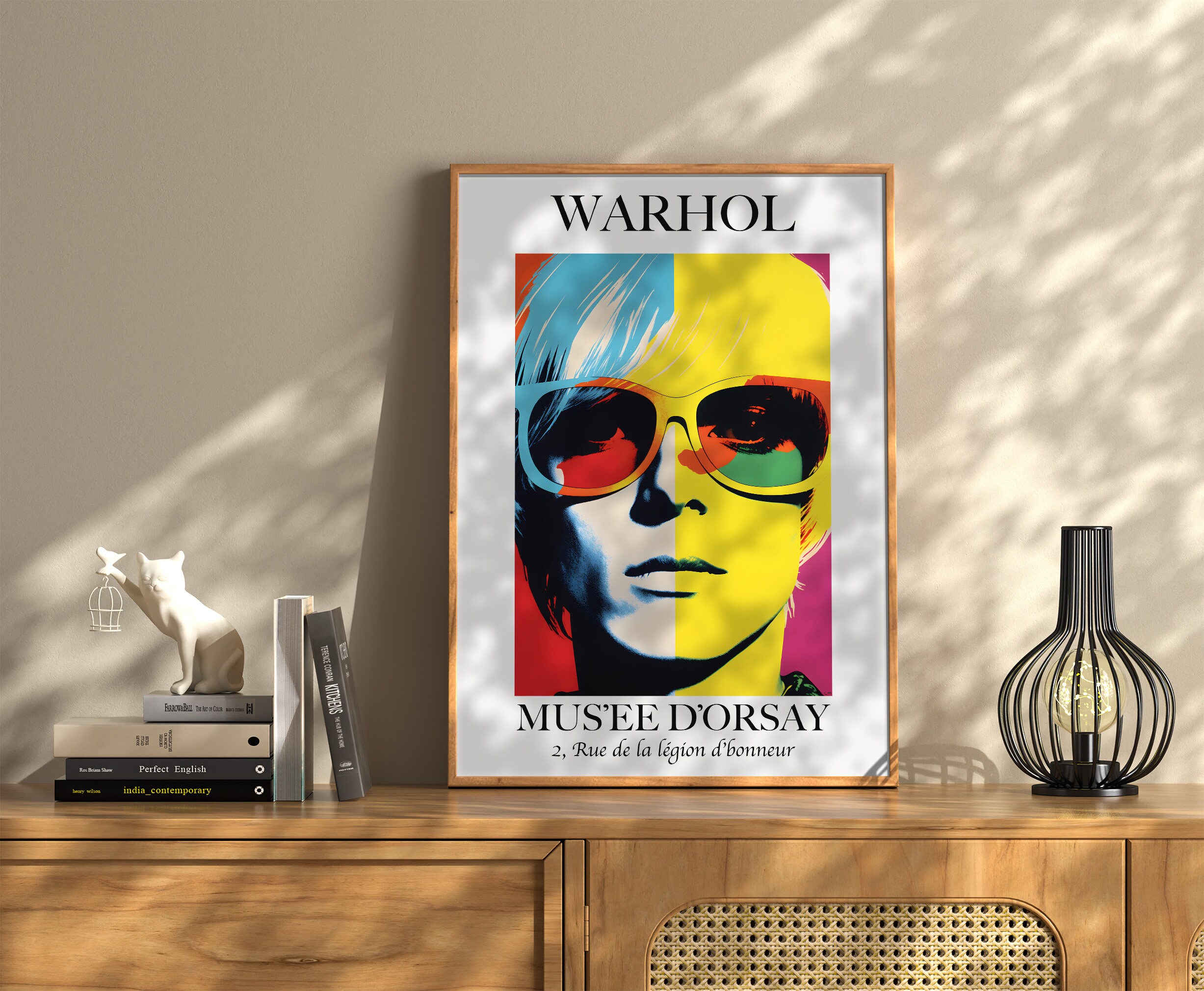 Andy Warhol Poster, Colorful Pop Culture Prints for Modern Wall Decor ...