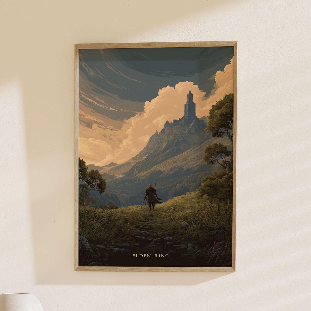 Elden Ring Legendary Journey Poster: Epic Fantasy Gaming Artwork ...