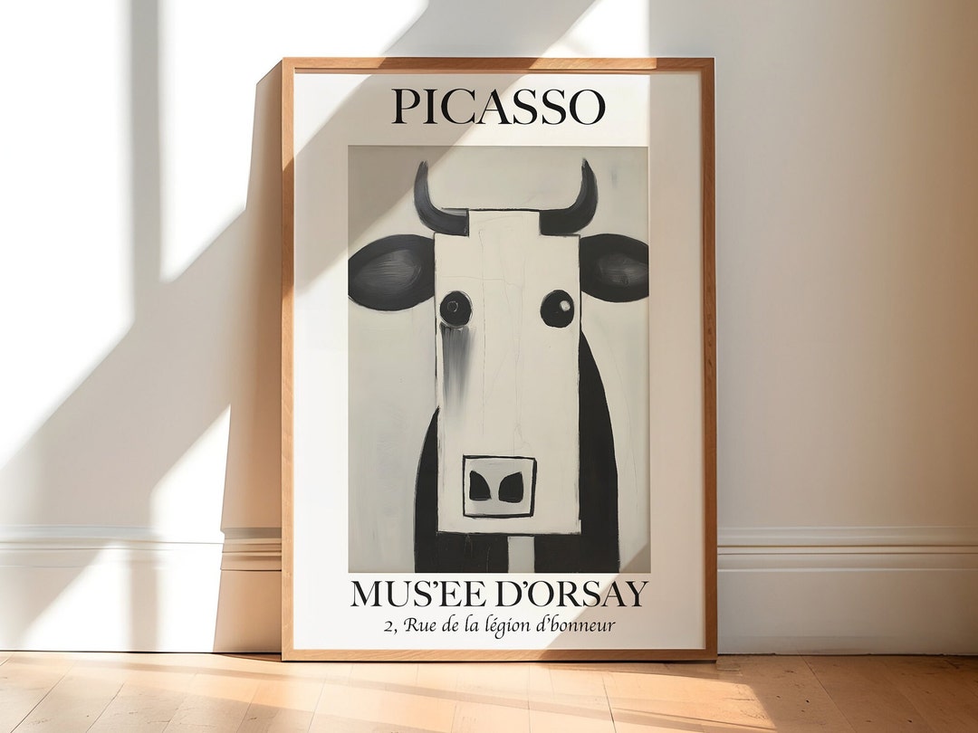 Picasso Cow Art: Abstract Animal Prints for Creative Decor and Artistic ...