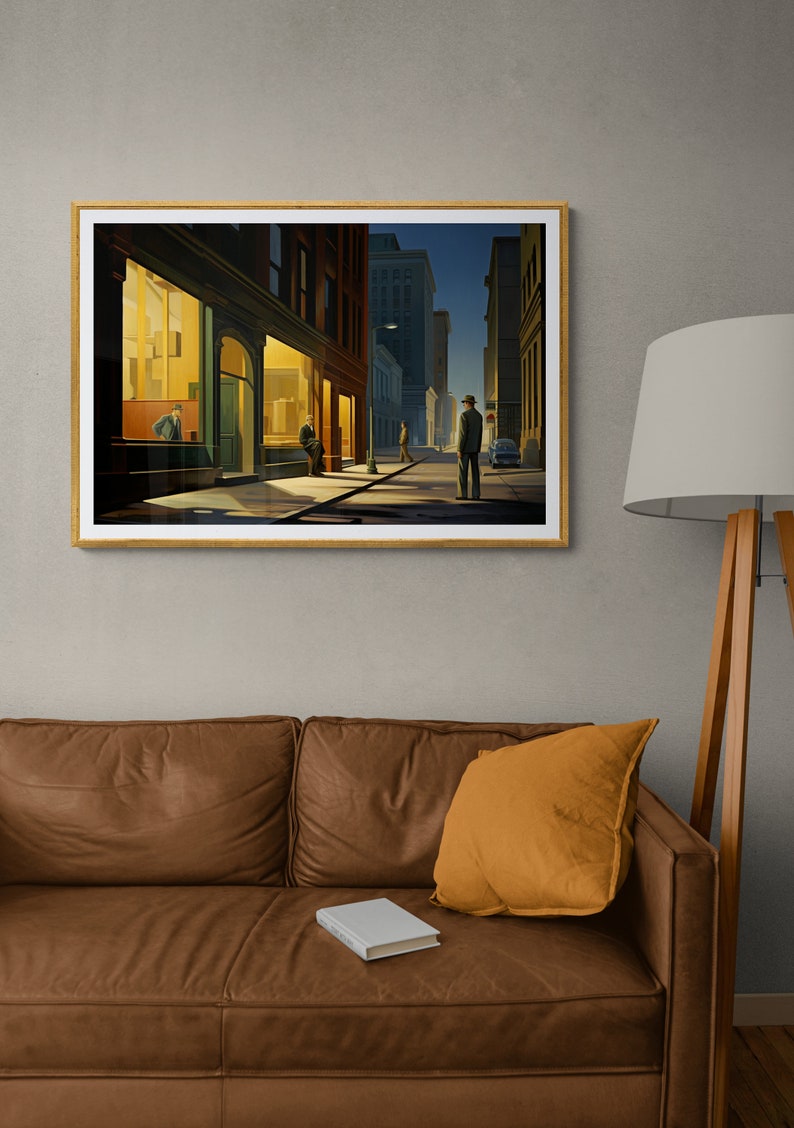 Edward Hopper Set of 3 Paintings, Edward Hopper Wall Art Decor, Famous ...