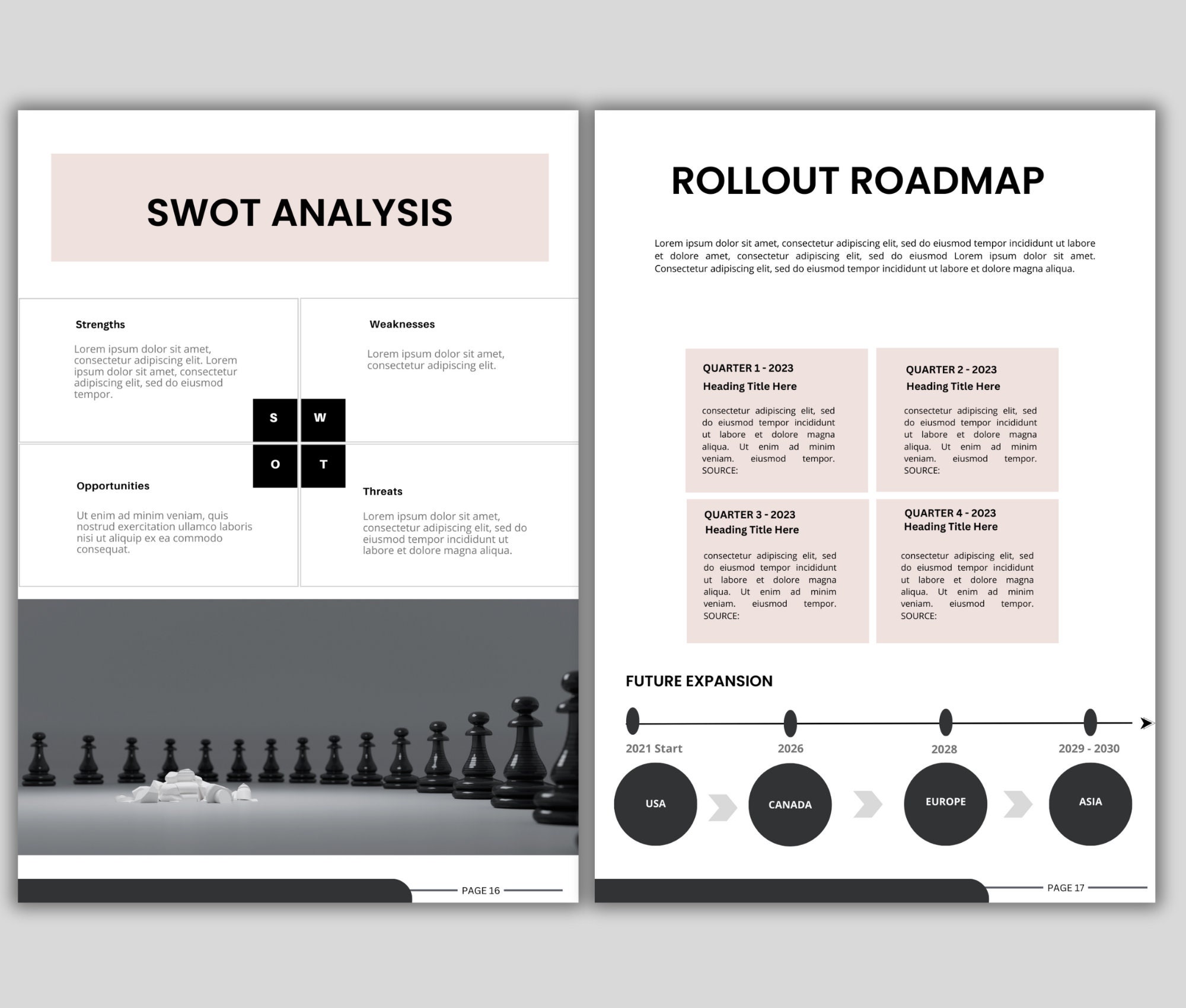 Pitch Deck Template | Word, Powerpoint, Canva & Adobe Indesign Template ...