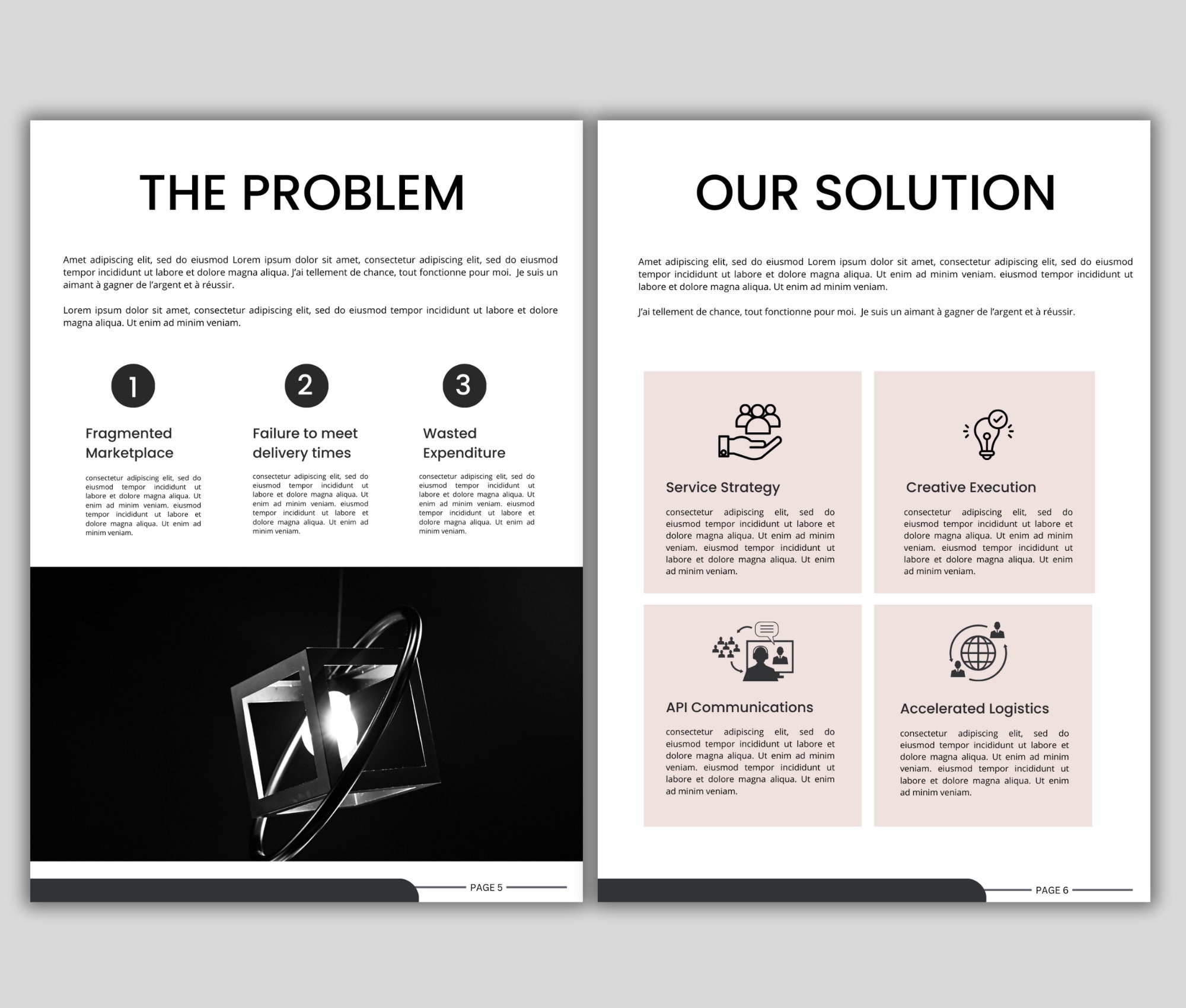 Pitch Deck Template | Word, Powerpoint, Canva & Adobe Indesign Template ...